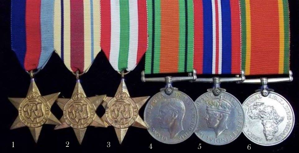 World War 2 Medals - South African Legion - United Kingdom & Europe